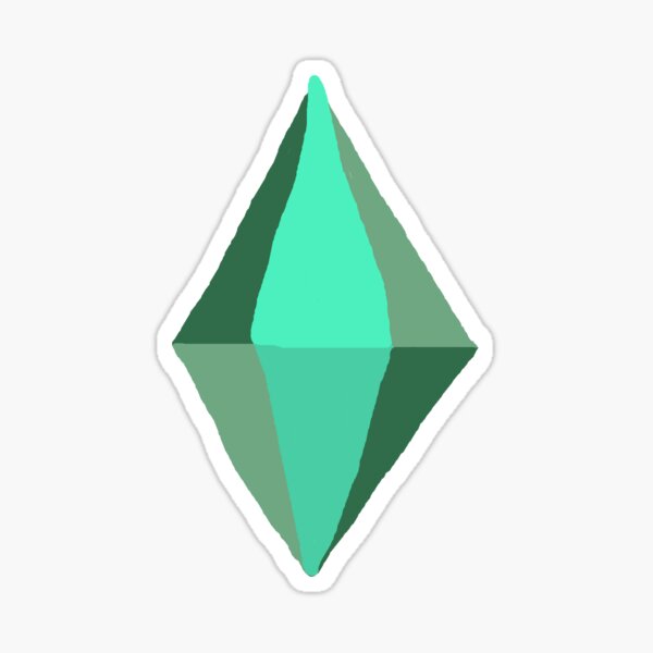 "Plumbob" Sticker by Petruc | Redbubble