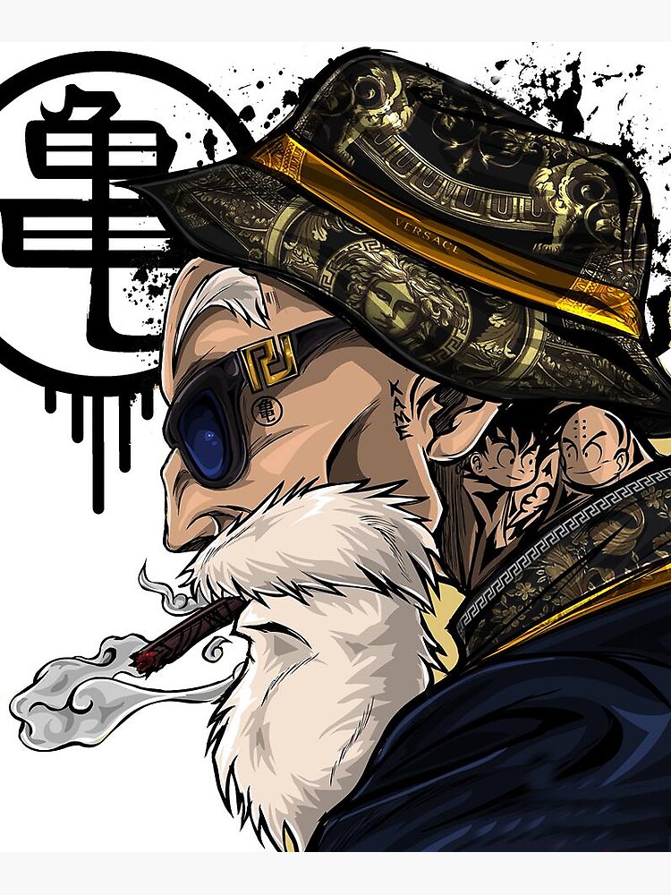 "Master Roshi" Sticker for Sale by SubliChavarria | Redbubble