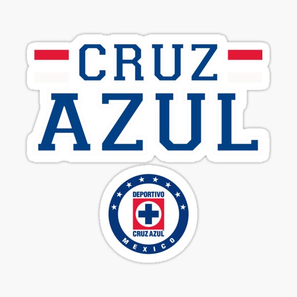 "Cruz Azul Mexican Team " Sticker for Sale by masterbones | Redbubble