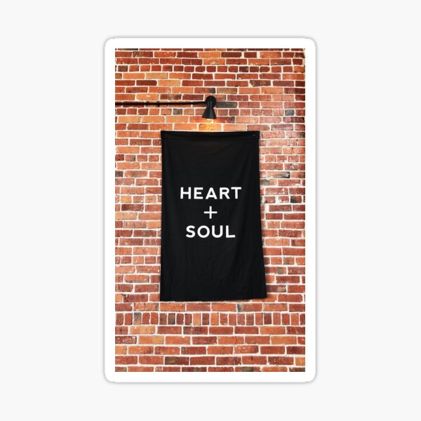 "heart + soul" Sticker by meeemsie | Redbubble