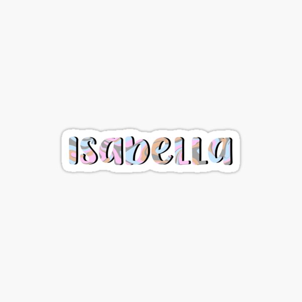 "Isabella Custom" Sticker for Sale by AmandazDesigns | Redbubble