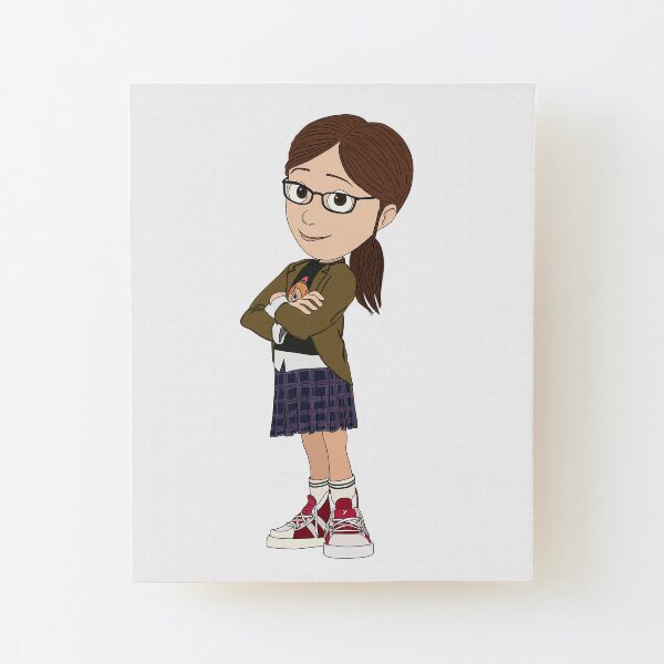 "Margo - Despicable Me" Mounted Print for Sale by carelouart | Redbubble