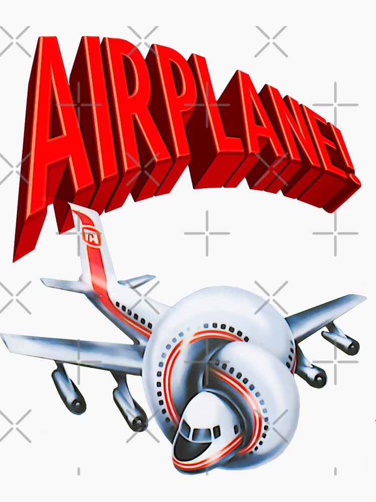 "Airplane! Movie" Sticker by JackCarter2501 | Redbubble