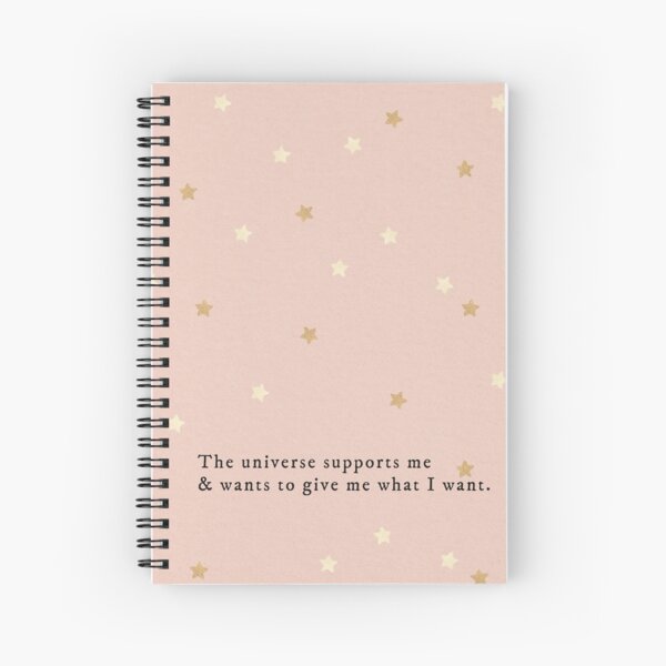 Manifestation Spiral Notebooks | Redbubble
