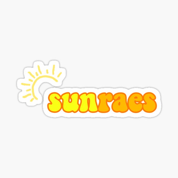 "sunrae sticker" Sticker by lilacstickerss | Redbubble