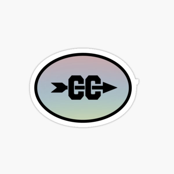 "Cross Country Logo" Sticker by ARaesStickers | Redbubble