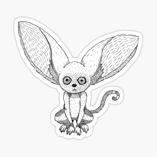 "Momo The Winged Lemur Avatar The Last Airbender ATLA" Sticker for Sale ...