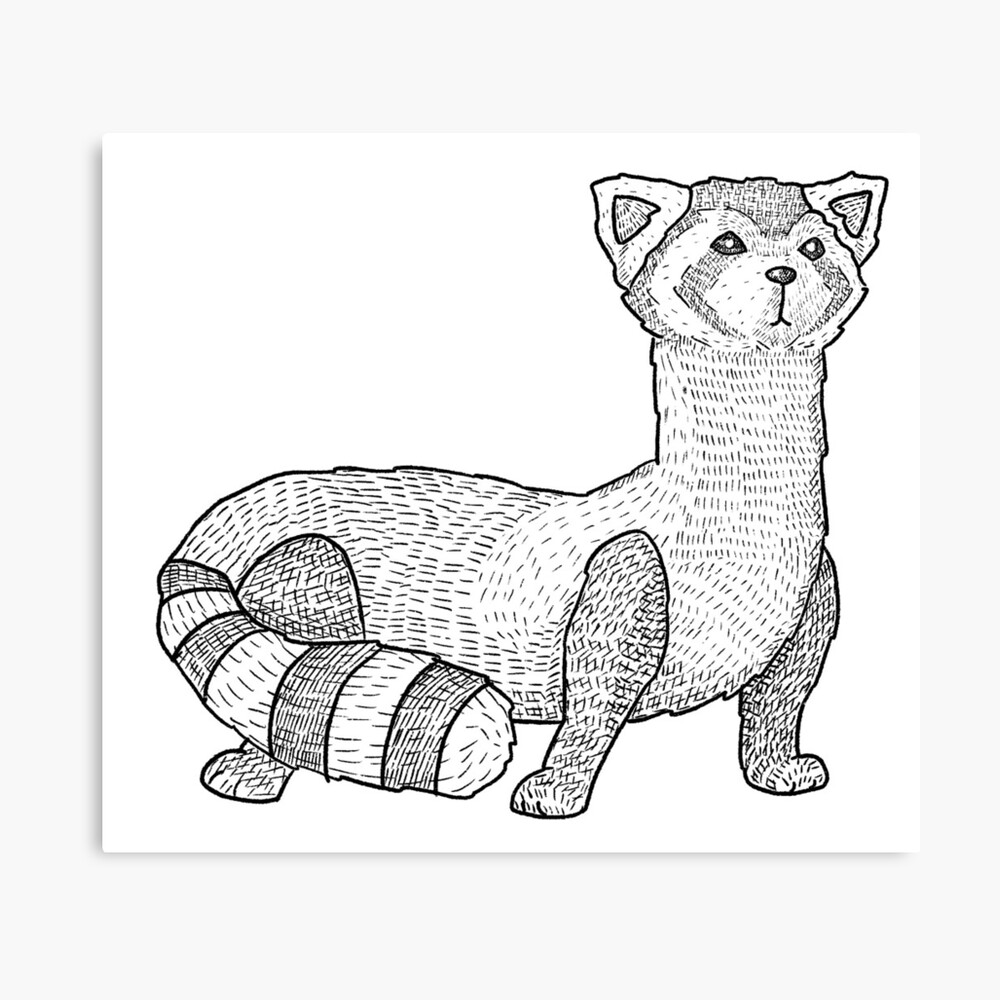 Art Objects Pabu figurine sculpture from clay fictional hybrid animal ...