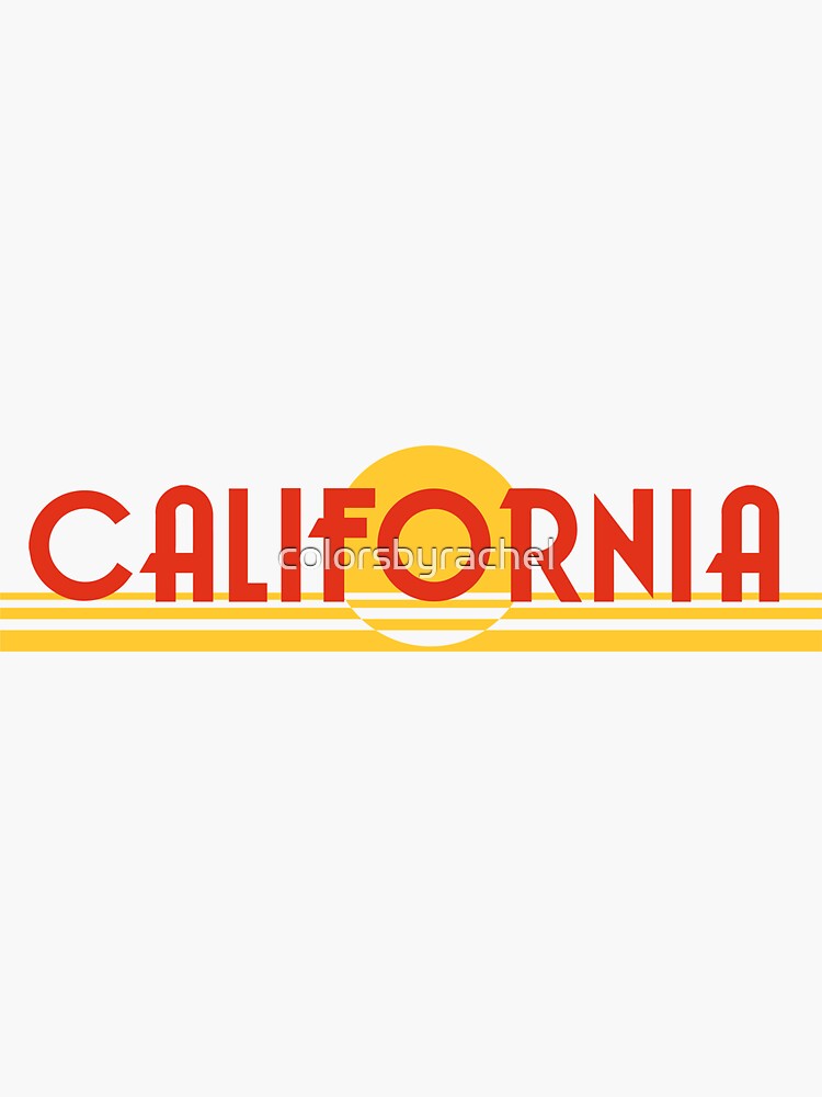 "1980's California Old Sun License Plate" Sticker for Sale by ...