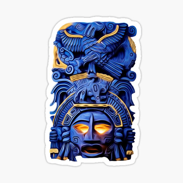 "Mayan Art" Sticker for Sale by Walter Colvin | Redbubble