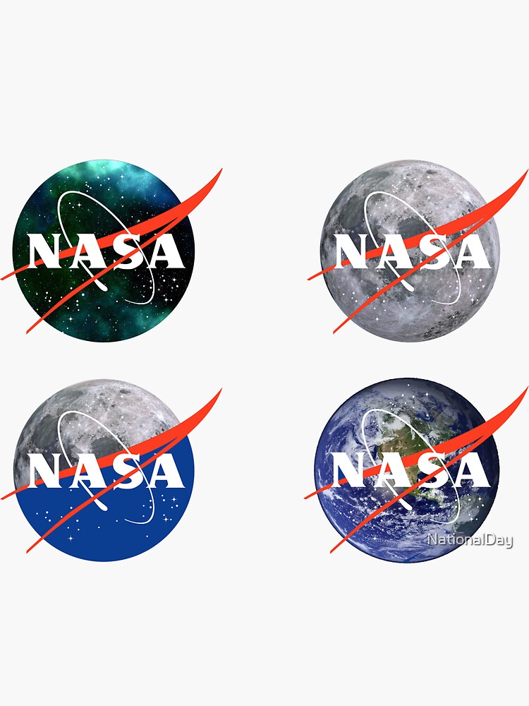 "Nasa Sticker Pack" Sticker for Sale by NationalDay | Redbubble