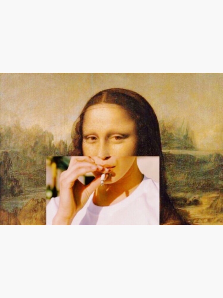 "Smoking Mona Lisa" Poster for Sale by sisils | Redbubble