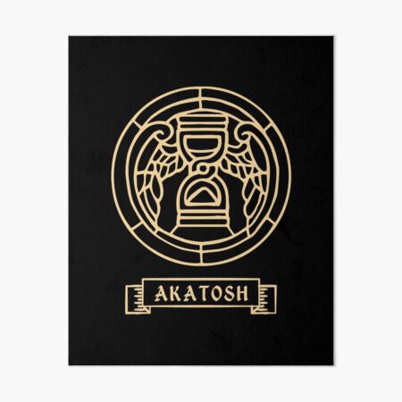 "Akatosh Drache Gott der Zeit Symbol Vergessenheit Skyrim" Galeriedruck ...