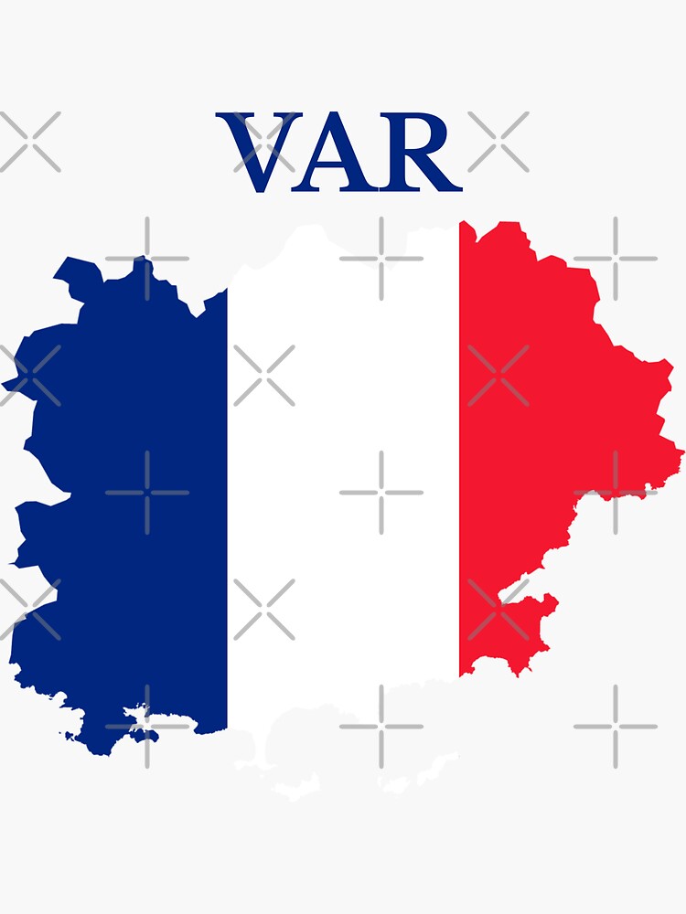 "Var Map, France, French Department" Sticker for Sale by marosharaf ...