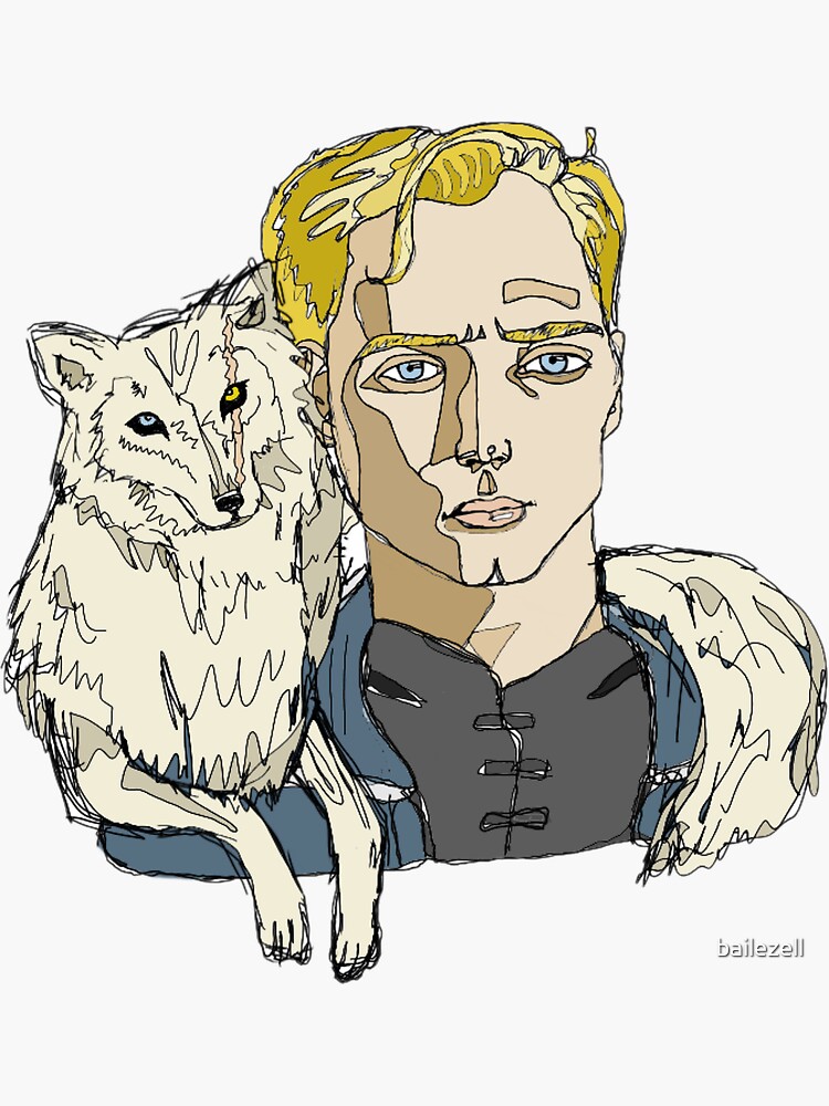 "Matthias Helvar Line Art" Sticker for Sale by bailezell | Redbubble