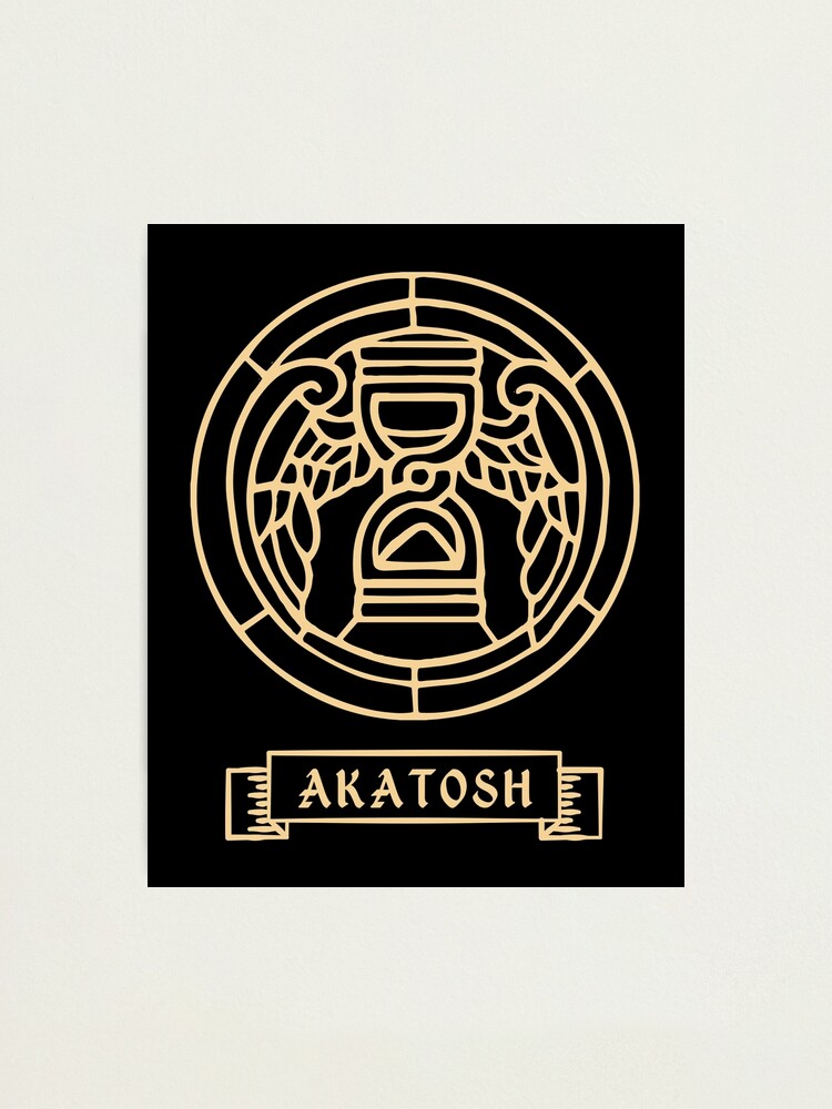 "Akatosh Dragon God of Time Symbol Oblivion Skyrim" Photographic Print ...