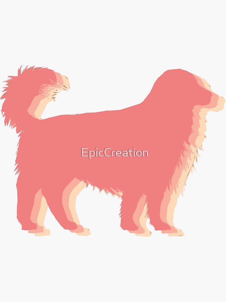 "Aesthetic Pink Dog" Sticker for Sale by EpicCreation | Redbubble
