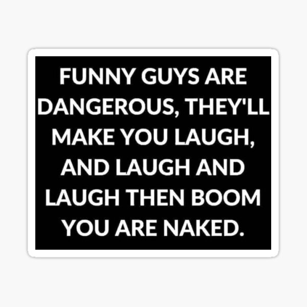 "DANGEROUS FUNNY GUYS" Sticker for Sale by CCCREW | Redbubble