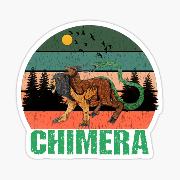 "Chimera vintage" Sticker by sid1497 | Redbubble