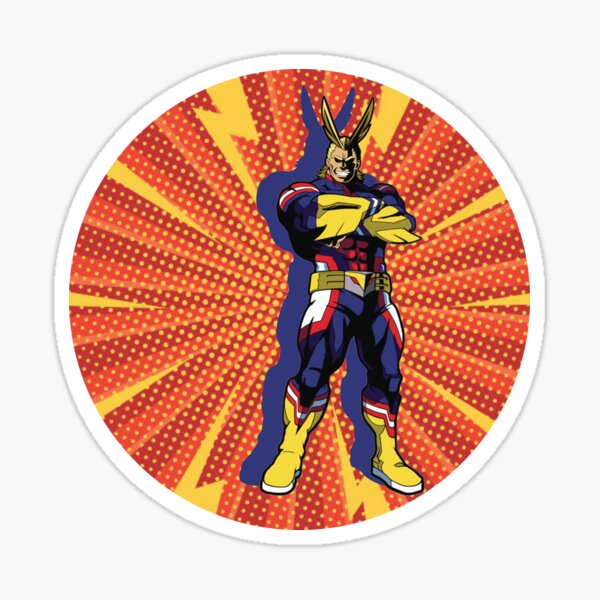 "All Might" Sticker for Sale by Deepcale | Redbubble