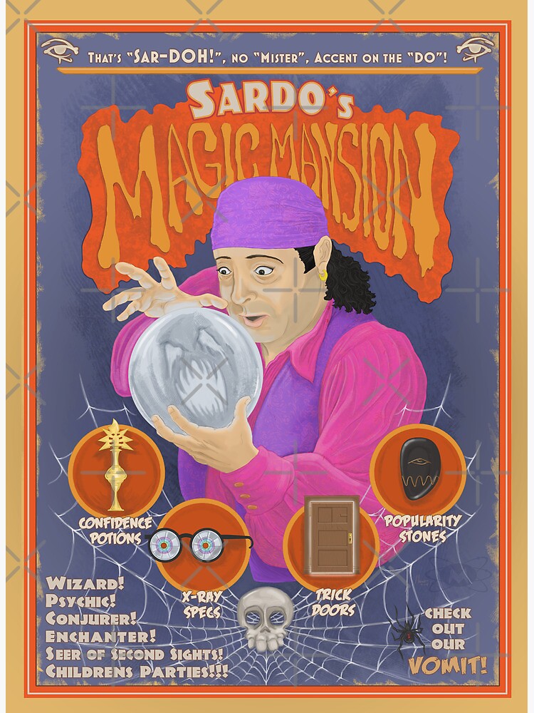 "Sardo's Magic Mansion!" Art Print by agliarept | Redbubble