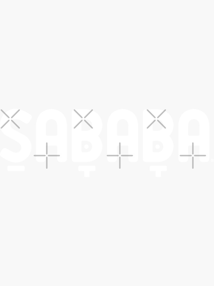 "SABABA Hebrew Slang Cool" Sticker for Sale by sababa-shop | Redbubble