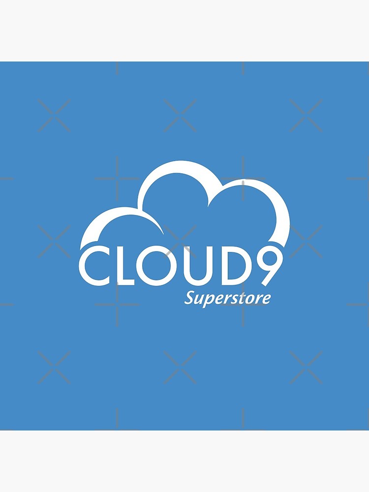 "Cloud9 Superstore - white" Pin by VonBraun | Redbubble