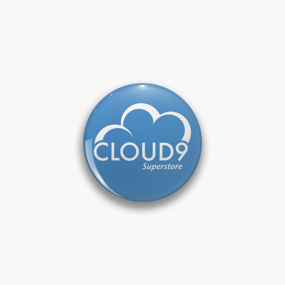 "Cloud9 Superstore - white" Pin for Sale by VonBraun | Redbubble