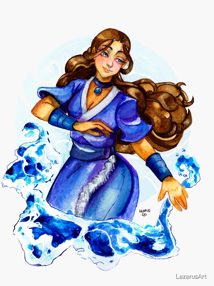 "Katara" Sticker for Sale by LazarusArt | Redbubble