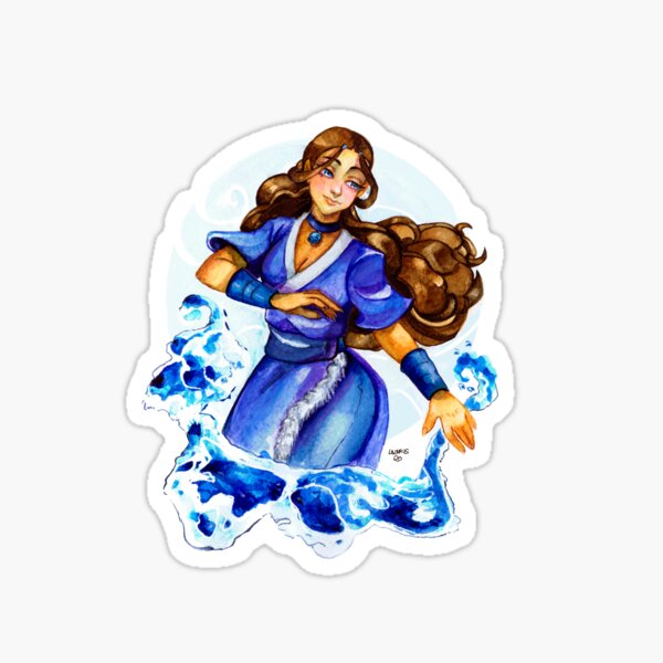 "Katara" Sticker for Sale by LazarusArt | Redbubble