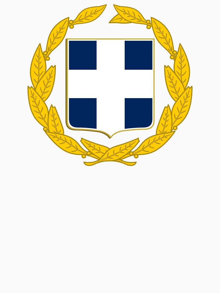 "Greece National Emblem " T-shirt for Sale by abbeyz71 | Redbubble ...
