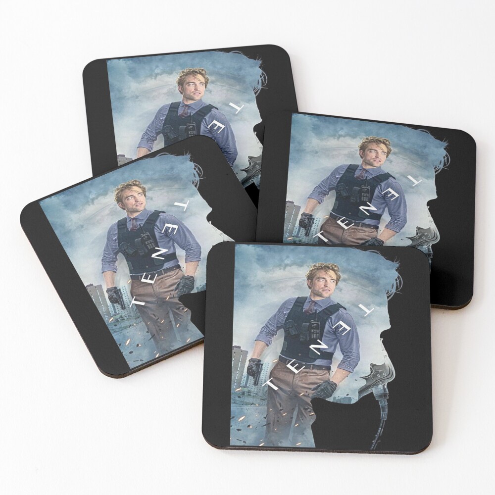 Posavasos (lote de 4) «Tenet Neil el Manejador» de miyakopny | Redbubble