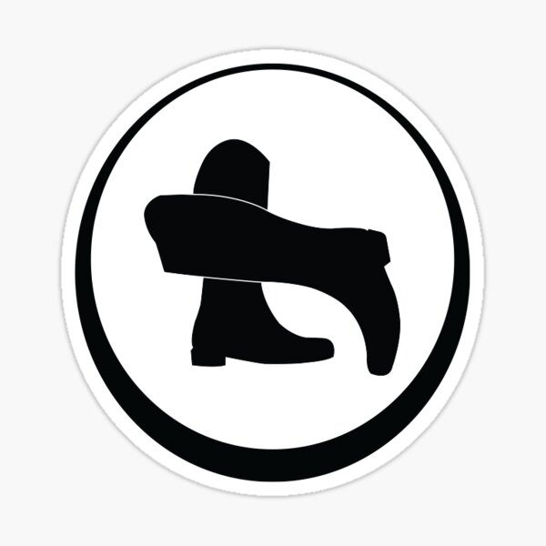 "Boots" Sticker for Sale by yvettebossert | Redbubble