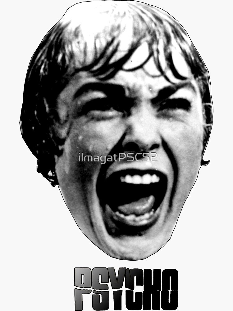 "Psycho" Sticker for Sale by ilmagatPSCS2 | Redbubble