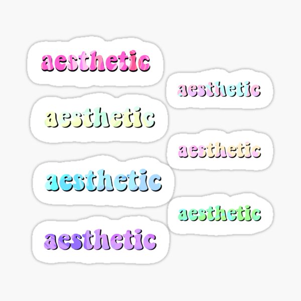 "aesthetic sticker pack" Sticker for Sale by GirlyGoods | Redbubble