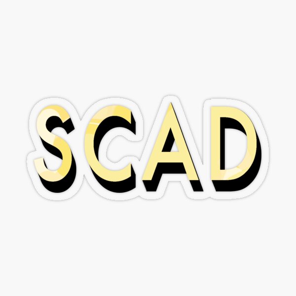 Scad Transparent Stickers | Redbubble