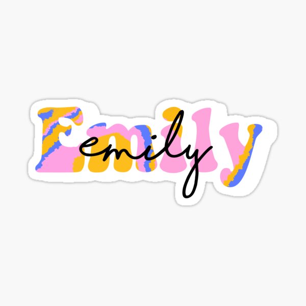 "Emily sticker/magnet " Sticker for Sale by sticknstickers | Redbubble
