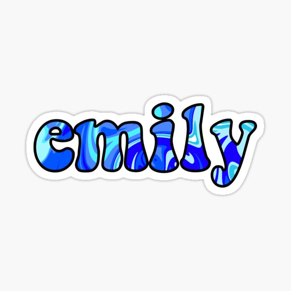 Custom Emily Stickers | Redbubble