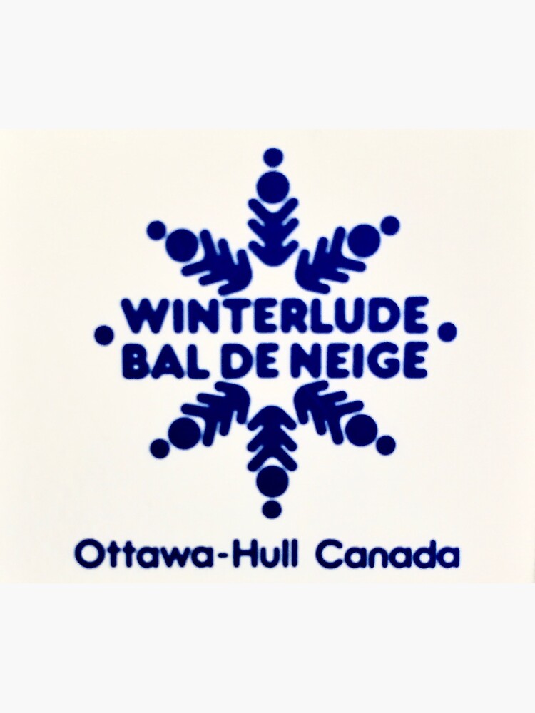 "Winterlude Ottawa Hull Gatineau" Sticker by Lemmonsky | Redbubble