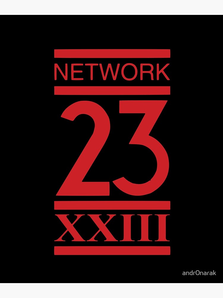 "Network 23 from Max Headroom TV Series" Poster for Sale by andr0narak ...