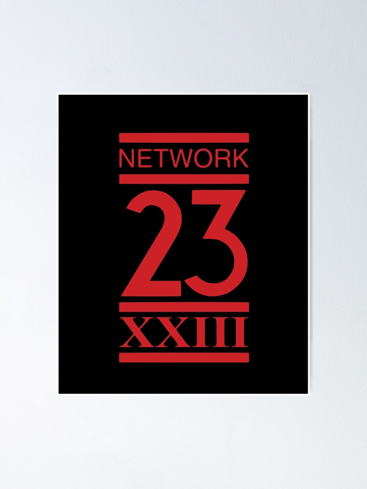 "Network 23 from Max Headroom TV Series" Poster for Sale by andr0narak ...