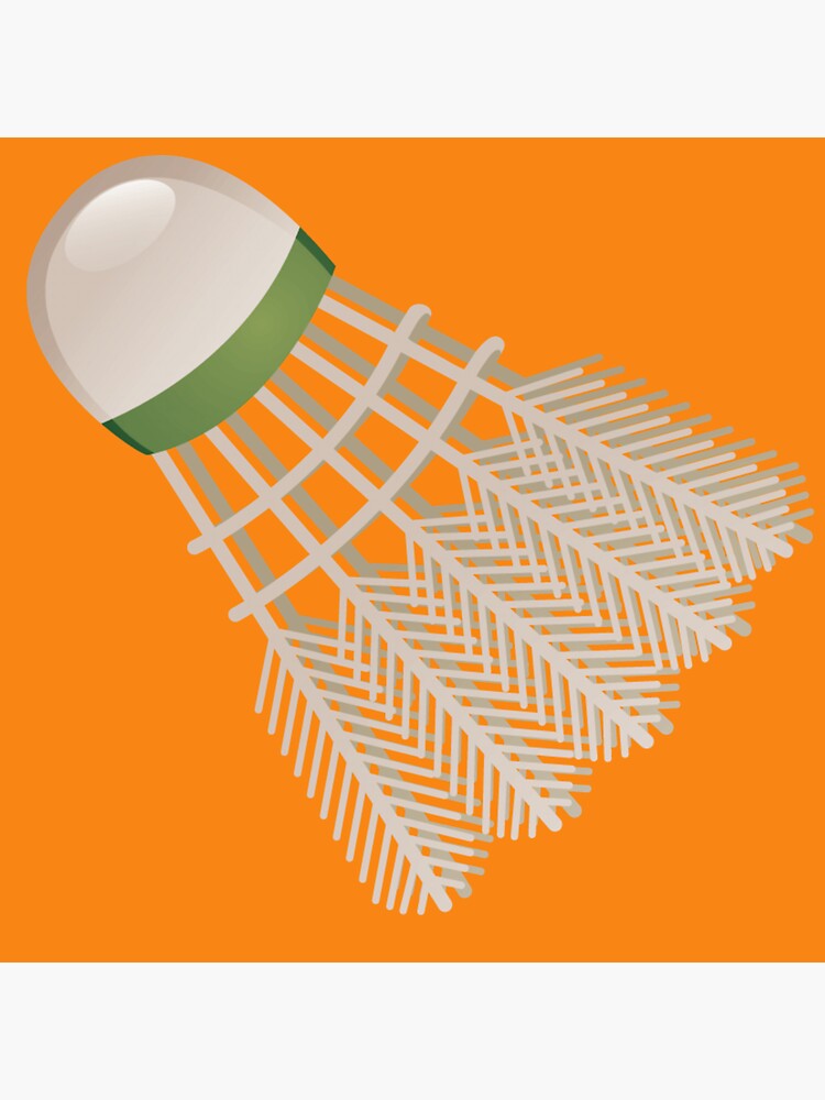 "Shuttle cock" Sticker for Sale by Shilpapawar | Redbubble