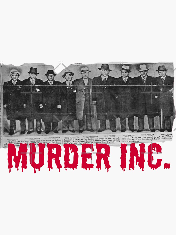 "Murder inc. By pandemic2020" Sticker for Sale by Kennyvdk | Redbubble
