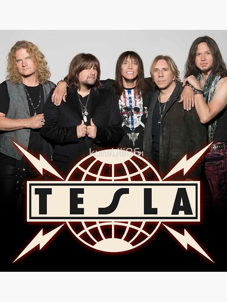 "tesla rock band personel tour 2020 nettv" Poster for Sale by kumUli86 ...