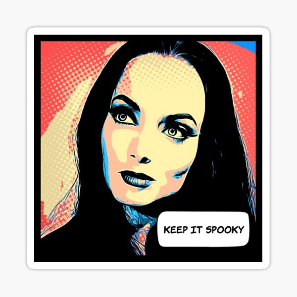 "Keep It Spooky" Sticker for Sale by KazArtDesigns | Redbubble