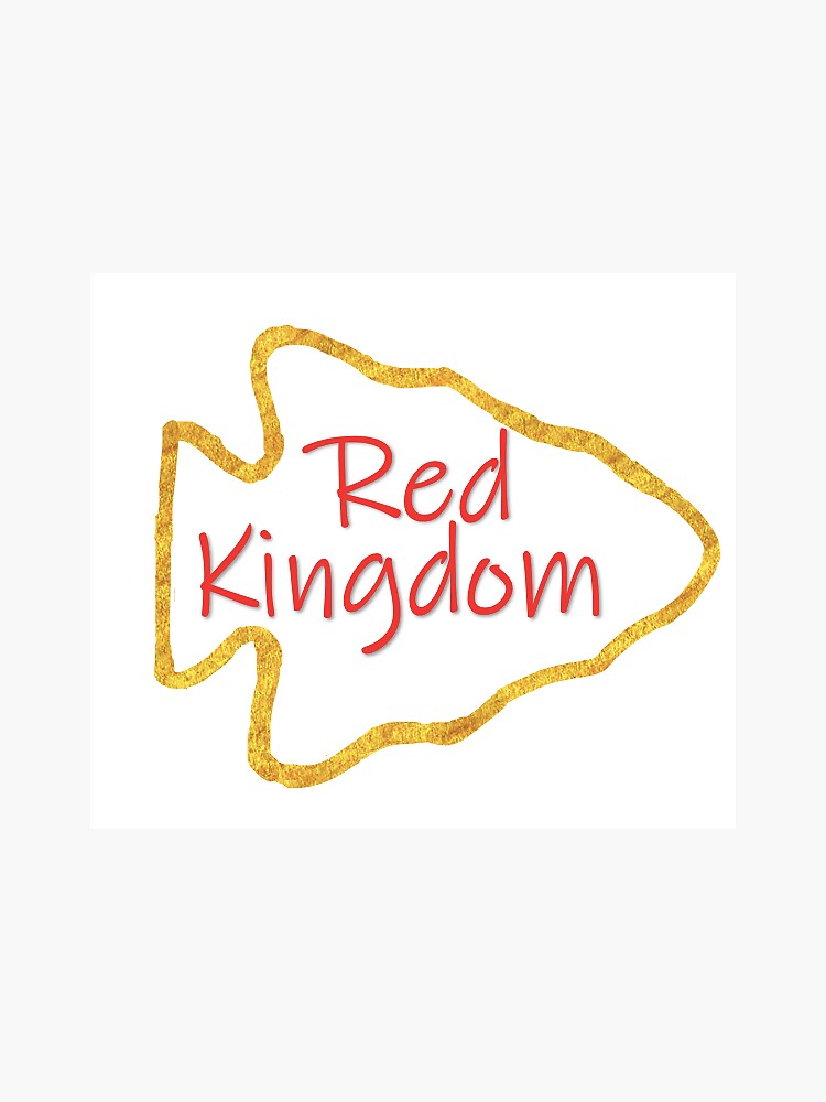"Red Kindgom" Sticker by maegs | Redbubble