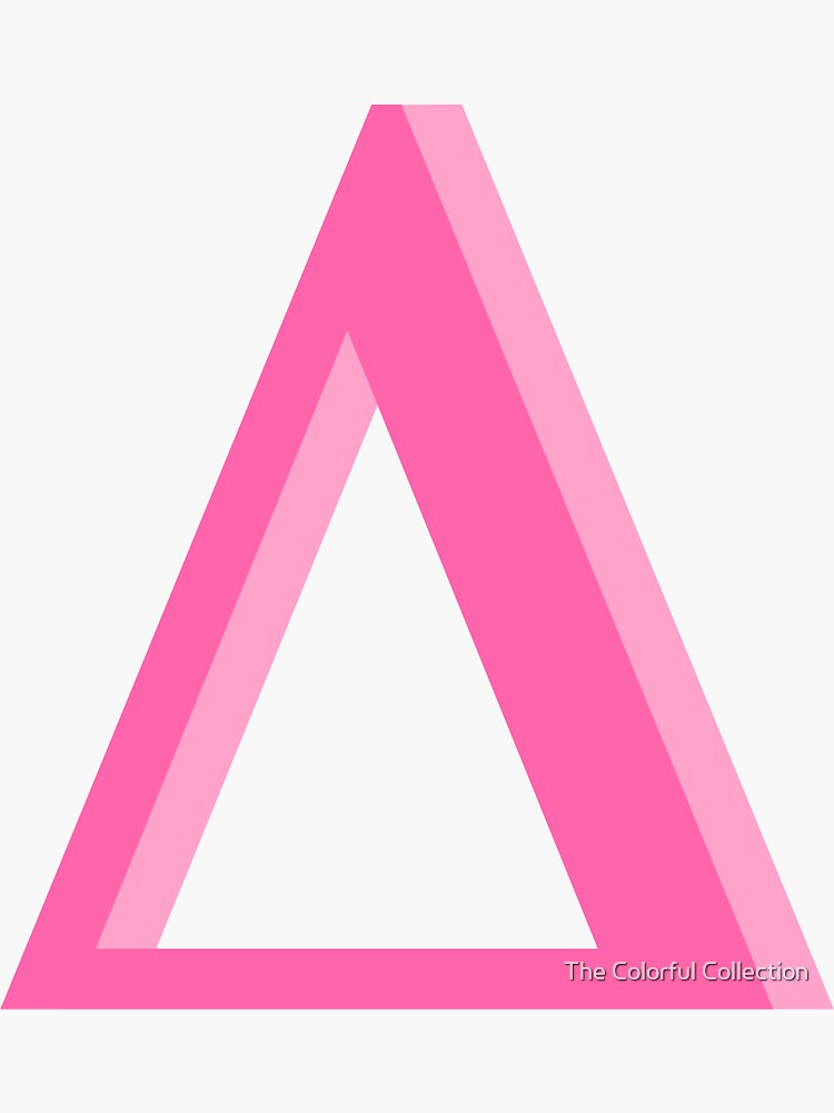 "Delta Greek Letter Sticker" Sticker for Sale by jojogeller | Redbubble