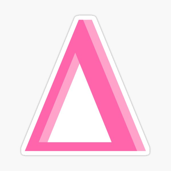 "Delta Greek Letter Sticker" Sticker for Sale by jojogeller | Redbubble