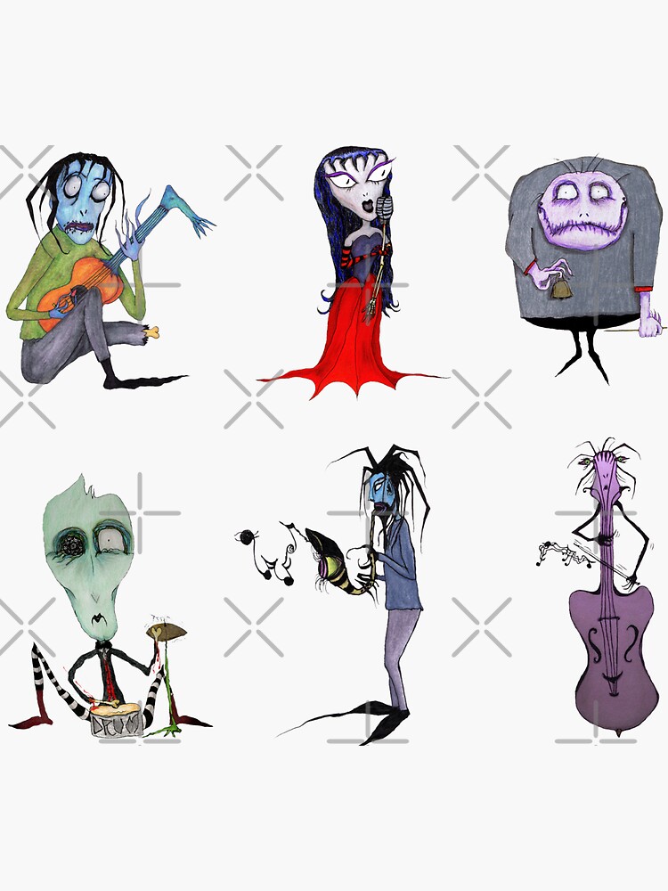 "Creepy Cute | Zombie Band | Zombie Musician | Zombie Music | TM11 ...