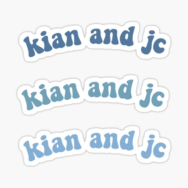"kian and jc sticker pack " Sticker by yamiletherbert | Redbubble